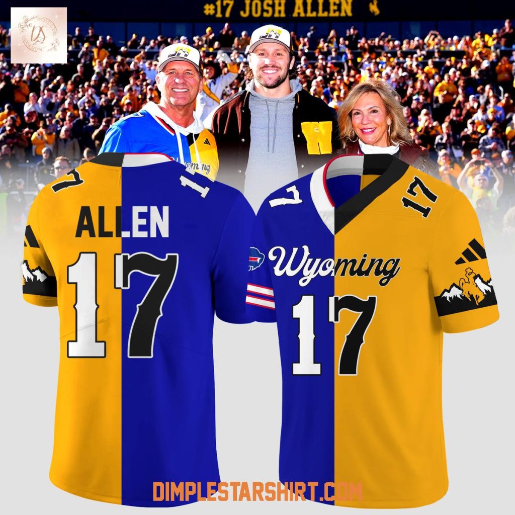 Wyoming Cowboys x Buffalo Bills Josh Allen Jersey - Dimplestartshirt