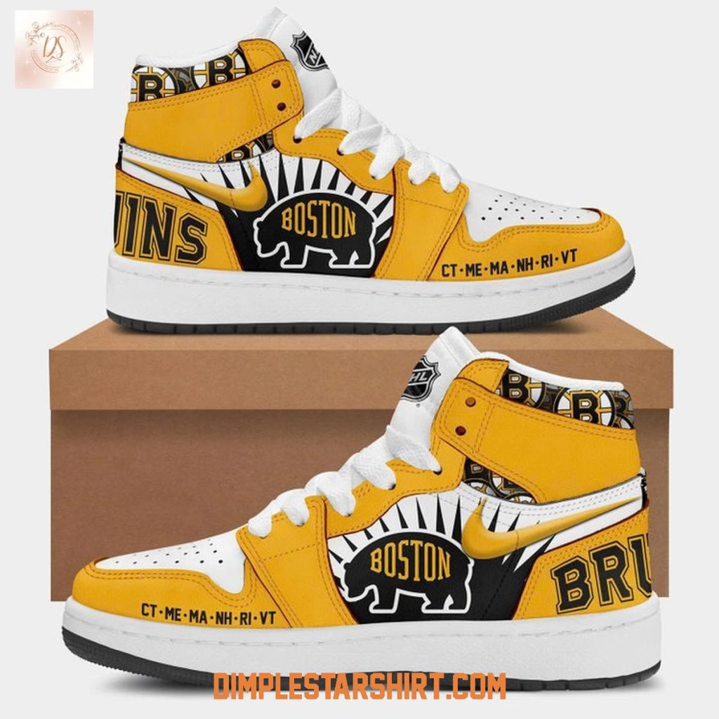 Boston Bruins Stadium Series 2026 Air Jordan 1 Shoes - Dimplestartshirt