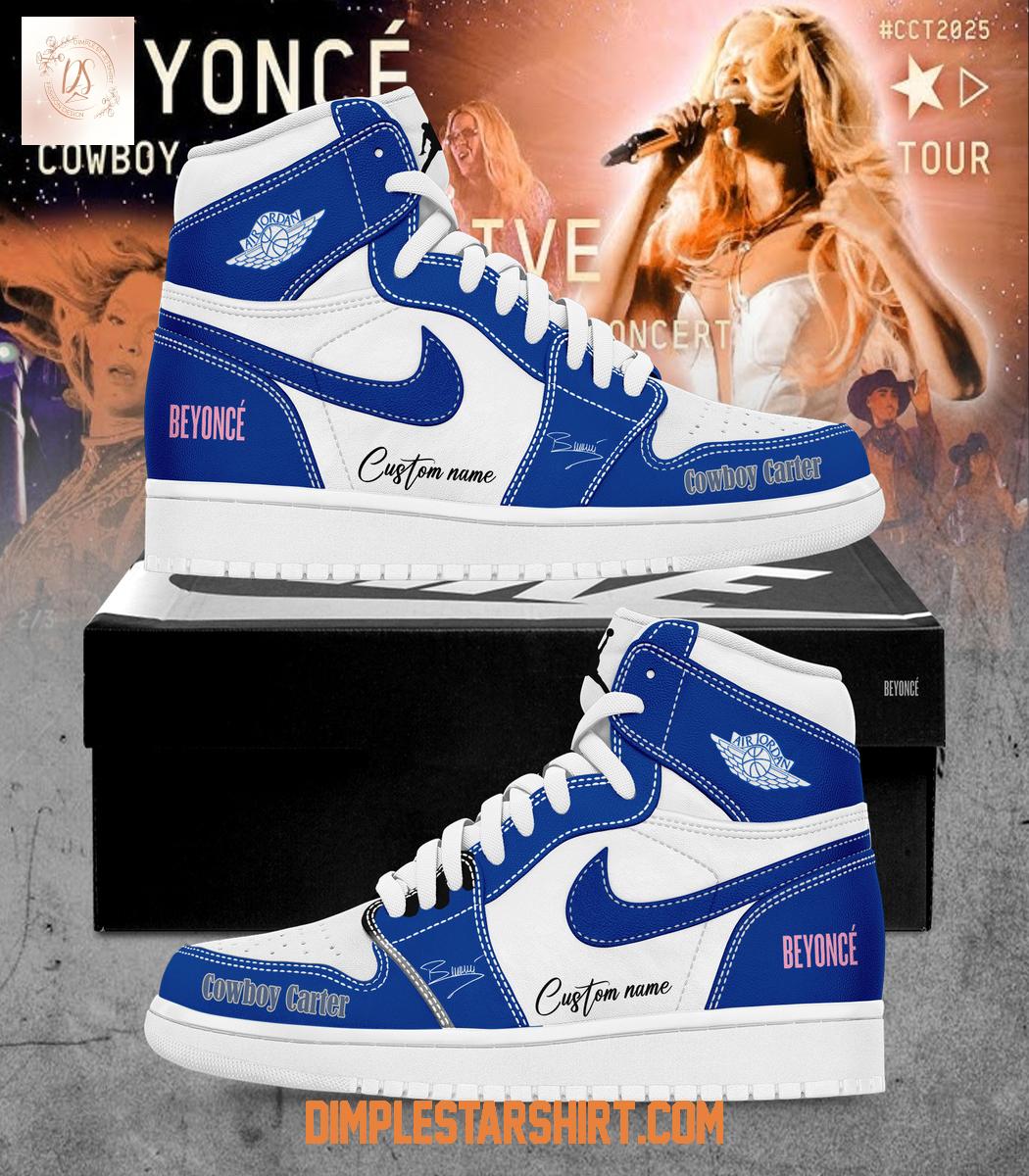 Beyonce Cowboy Carter Tour 2026 Signature Air Jordan 1 Shoes ...