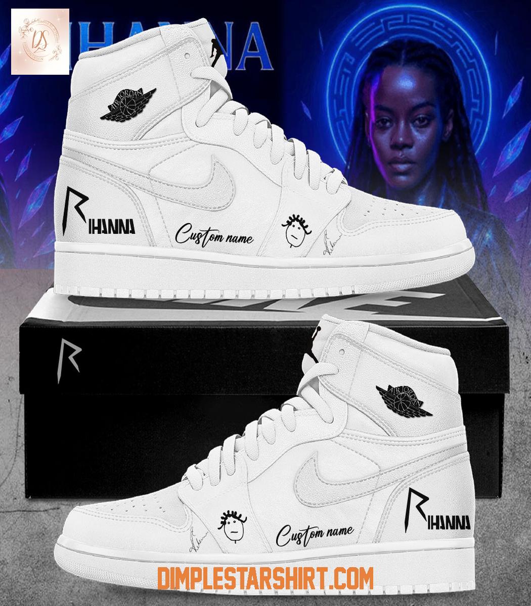 Rihanna World Tour 2026 Signature Air Jordan 1 Shoes - Dimplestartshirt